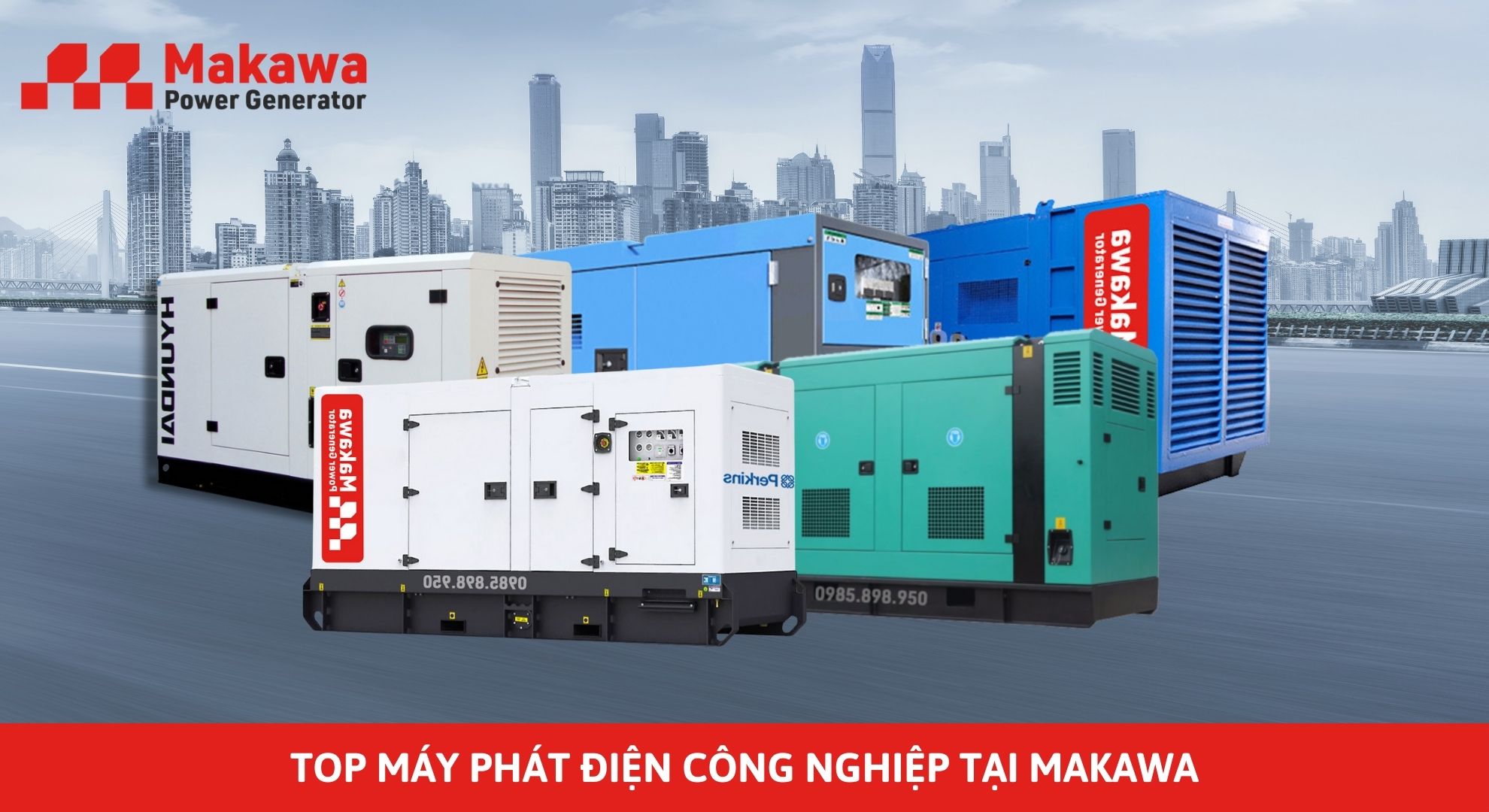 Máy phát điện công nghiệp - nhập khẩu chính hãng | Makawa